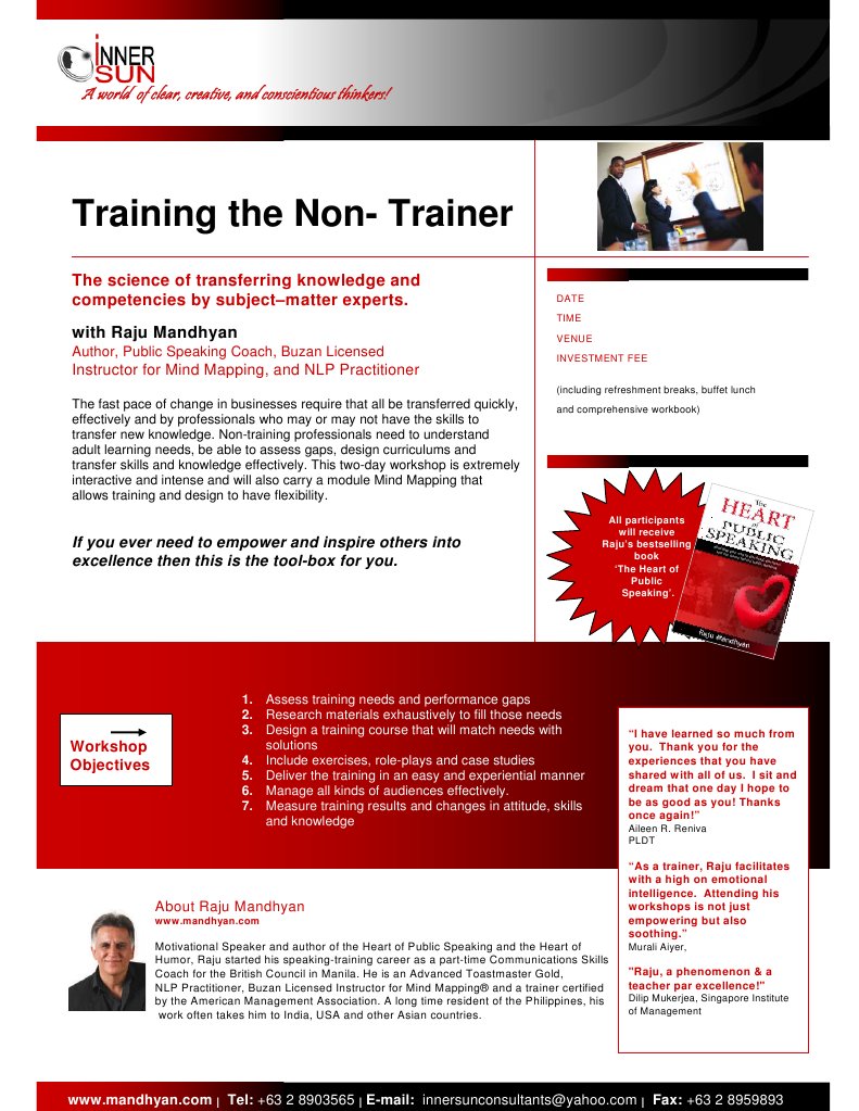 Training The Non - Trainer | PDF | Curriculum | Educational Psychology