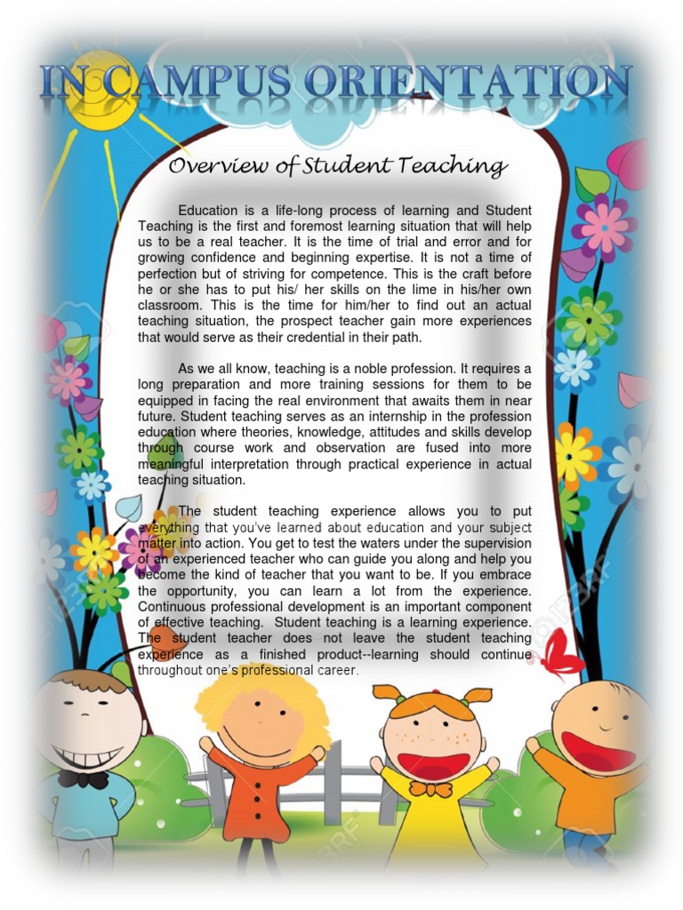 Phases of Student Teaching | PDF | Teacher Education | Teachers