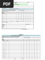 CHW & HW Piping Pressure Test Report Format | PDF