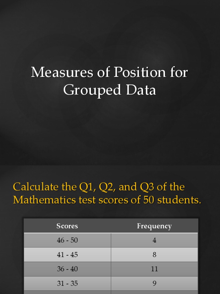 Quartiles, Deciles, Percentiles | PDF