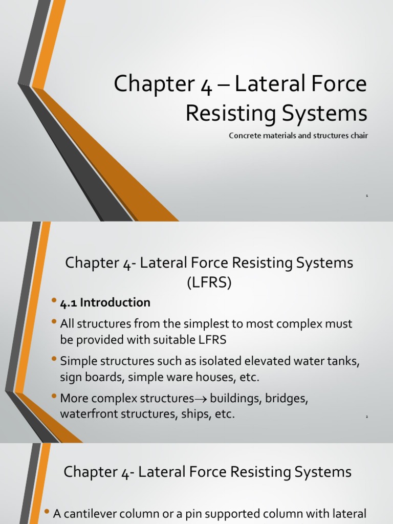 Lateral Force Resisting Systems Overview | PDF | Building | Mechanics