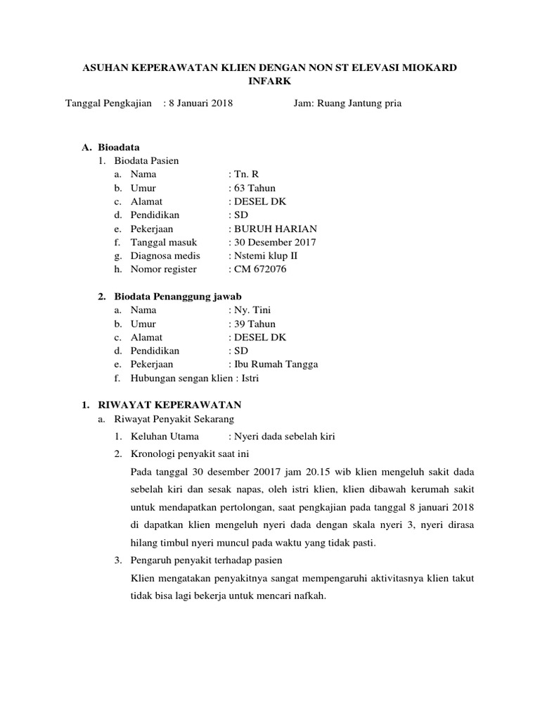 Askep Nstemi | PDF