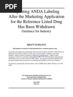 FDA Guidance Target Product Profile | PDF | Food And Drug ...