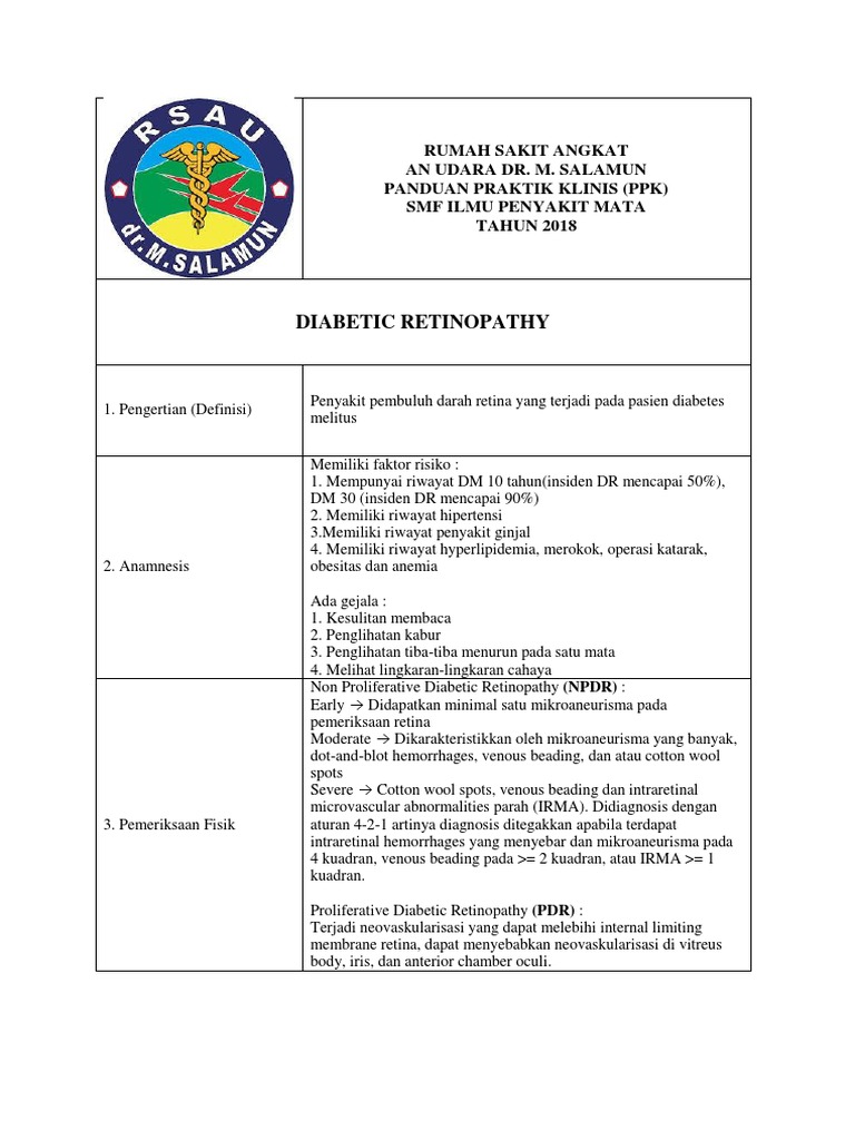PPK Mata PDR NPDR | PDF
