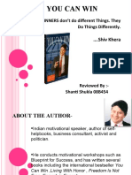 Review of "You Can Win" by Shiv Khera | PDF | Motivation | Motivational