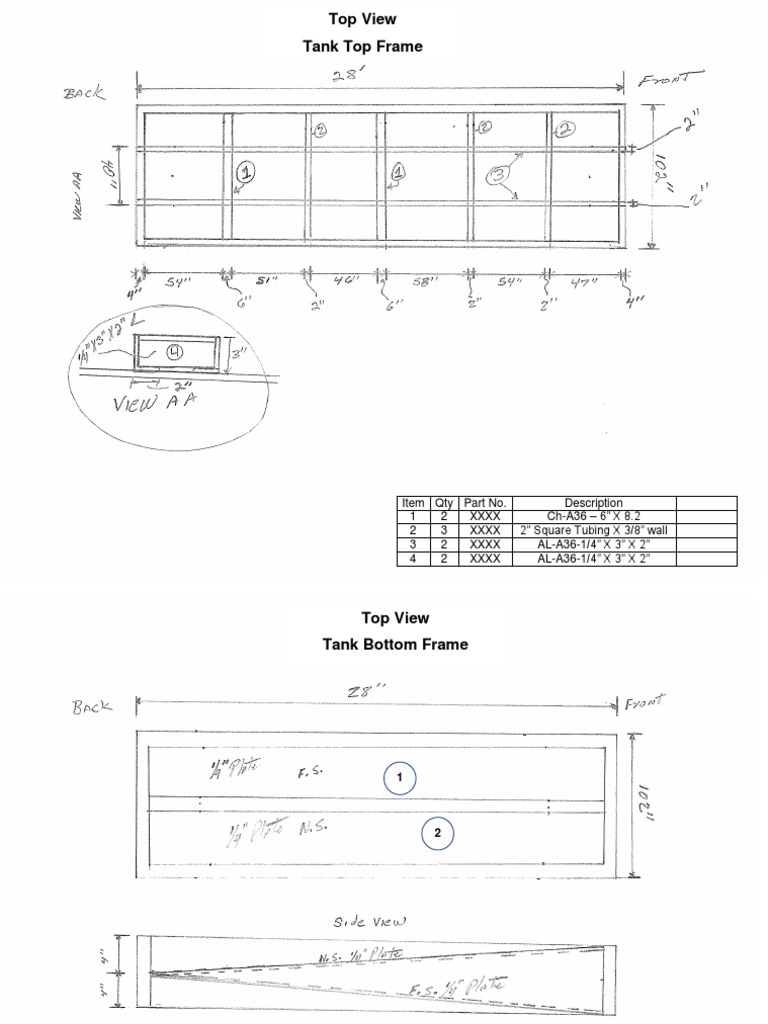 Hydration Tank Measurements | PDF
