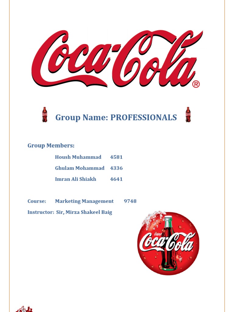 Term Report Coca Cola | PDF | Pepsi Co | Coca Cola