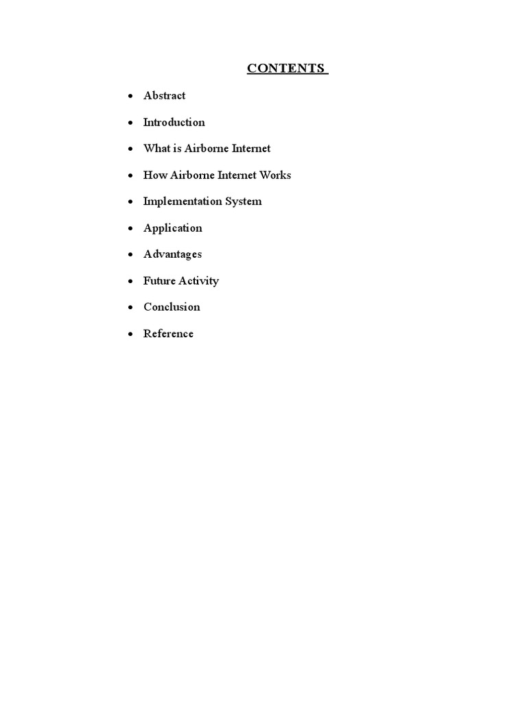 Airborne Internet | PDF