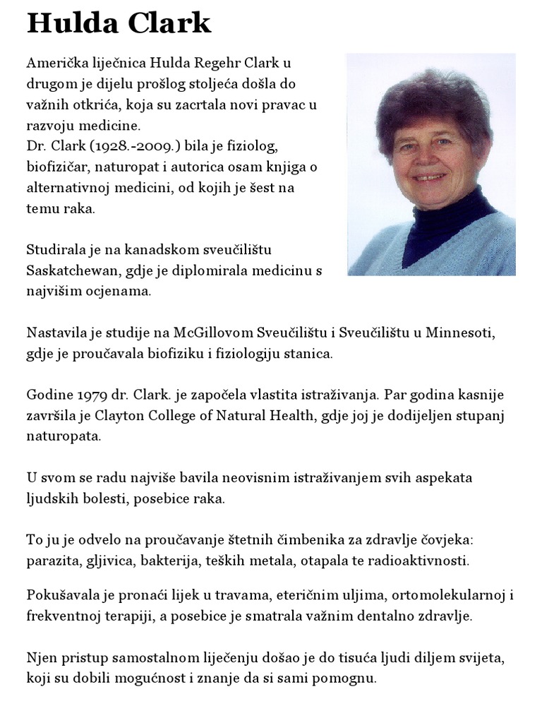 Hulda Clark | PDF