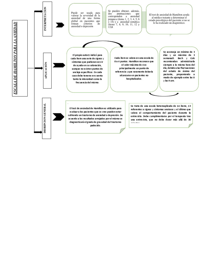 Resumen Del Test de Hamilton | PDF | Ansiedad | Depresión (estado de ánimo)