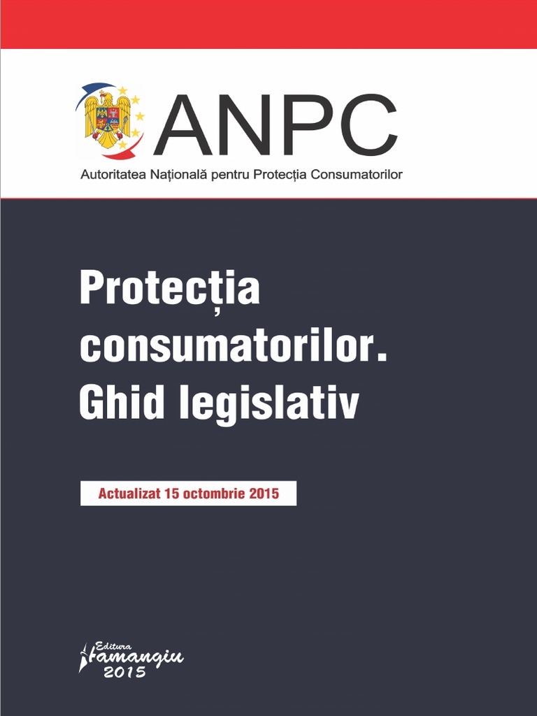 ANPC - Ghid Legislativ PDF | PDF