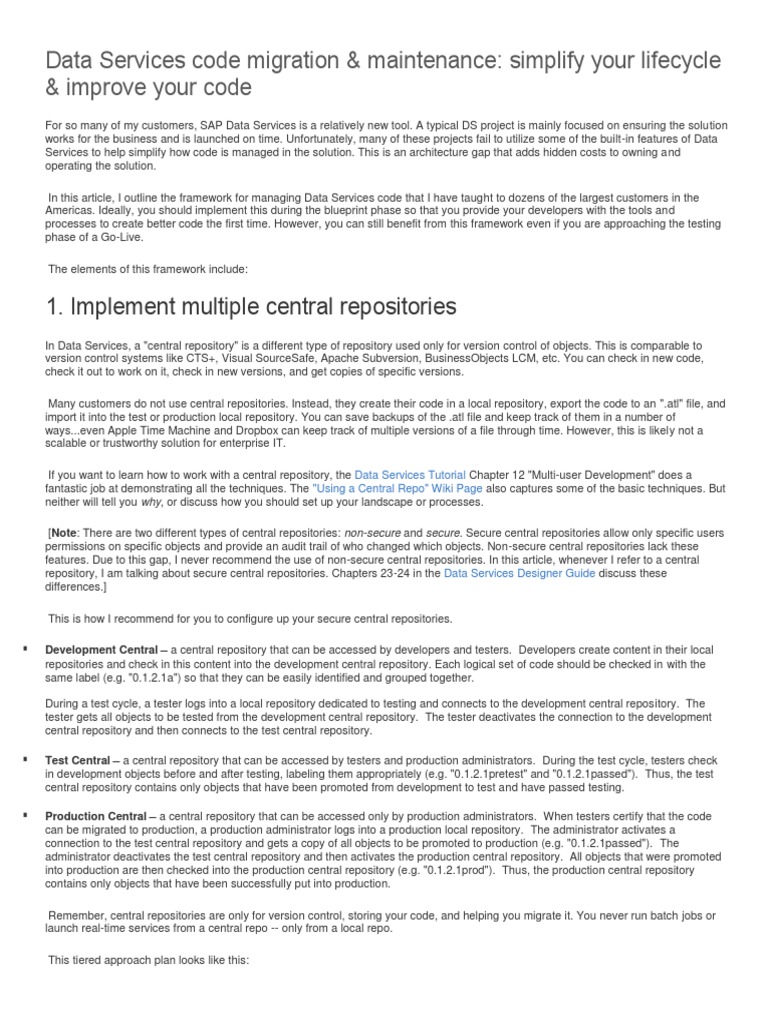 Data Services Code Migration | PDF | Parameter (Computer Programming ...