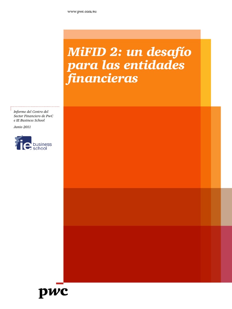 Informe Mifid 2 Final | PDF | Bancos | Economias