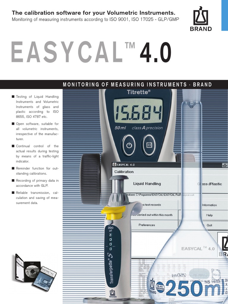 Easycal 4.0 en | PDF | Calibration | Computer Engineering