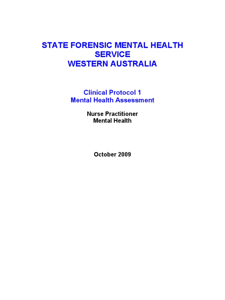 SFMH Mental Health Assessment | PDF | Mental Disorder | Psychiatry