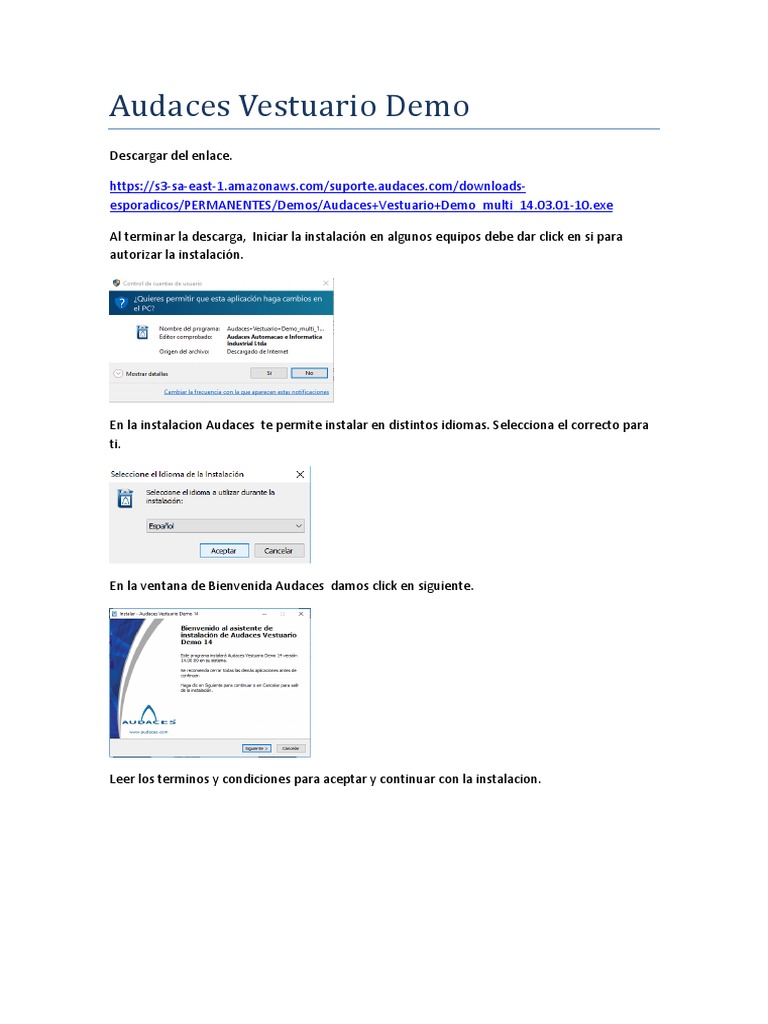Audaces Vestuario Demo | PDF | Software | Software del sistema