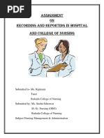 Handling and Taking Over Report | PDF | Nursing | Social Programs