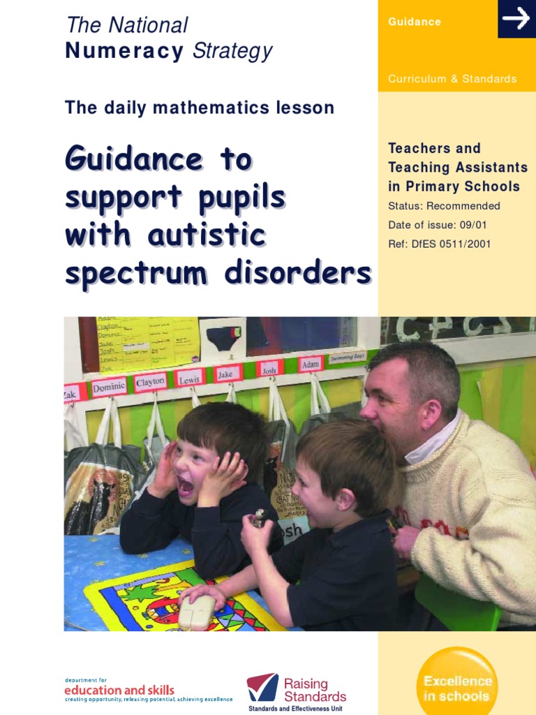 Guidance To Support Pupils With Autistic Spectrum Disorders | Download ...