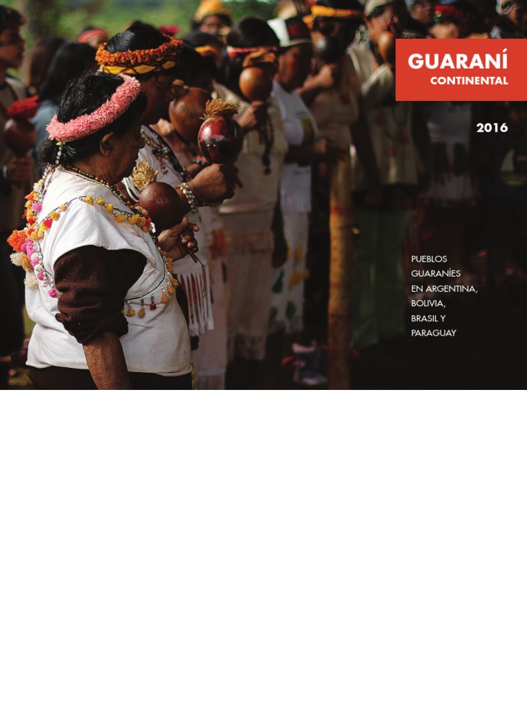 Mapa Guaraní: Pueblos en Sudamérica | PDF | Bolivia | Paraguay