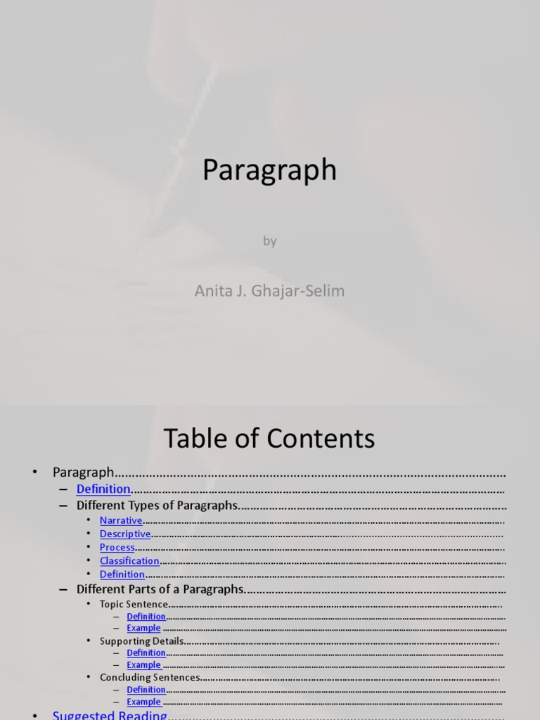 Writing Resources PDF Paragraph File PDF | Download Free PDF ...