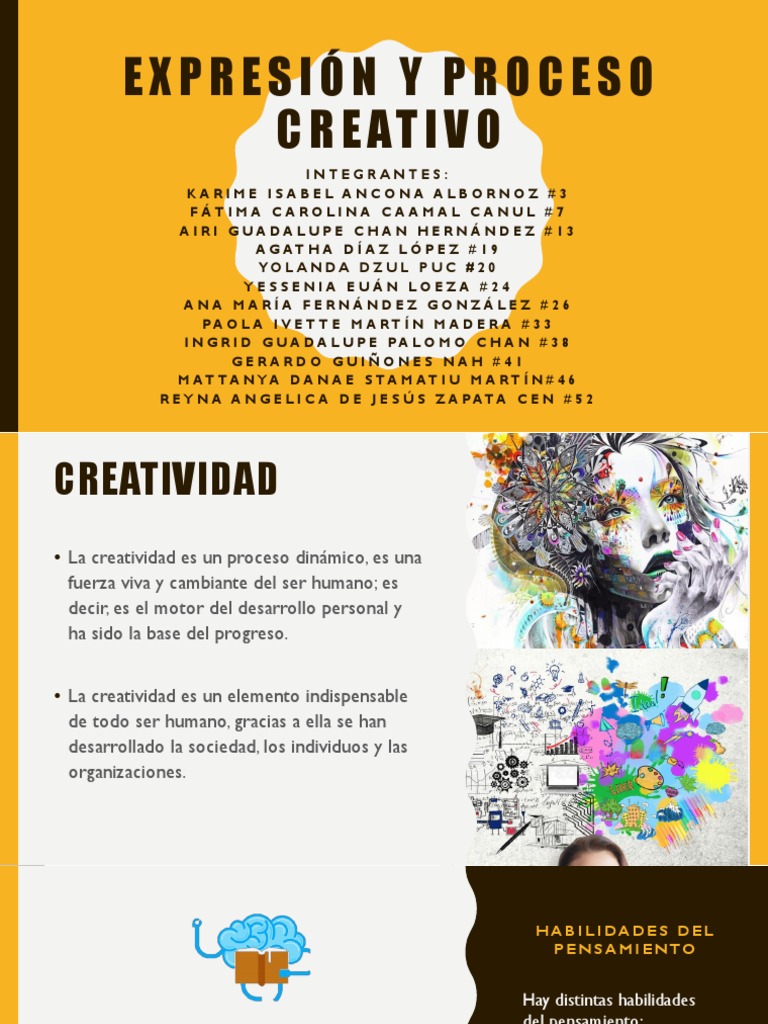 Expresión y Proceso Creativo | PDF | Creatividad | Ciencia cognitiva