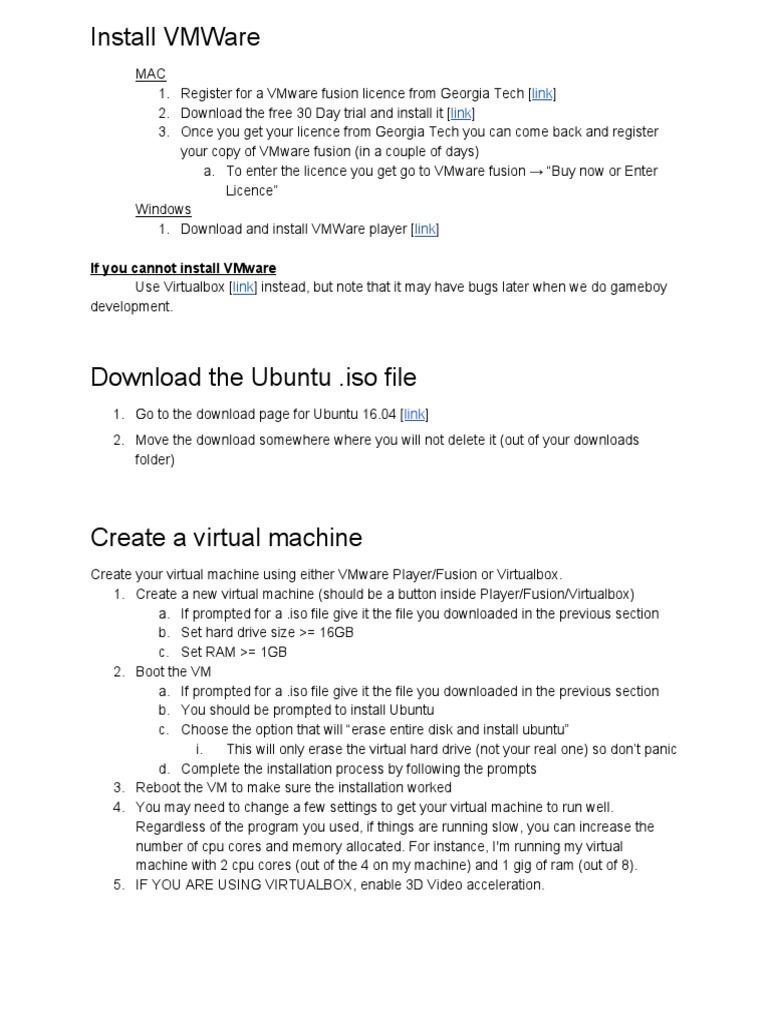 VMware Installation Guide for Mac & Windows | PDF | Virtual Machine ...