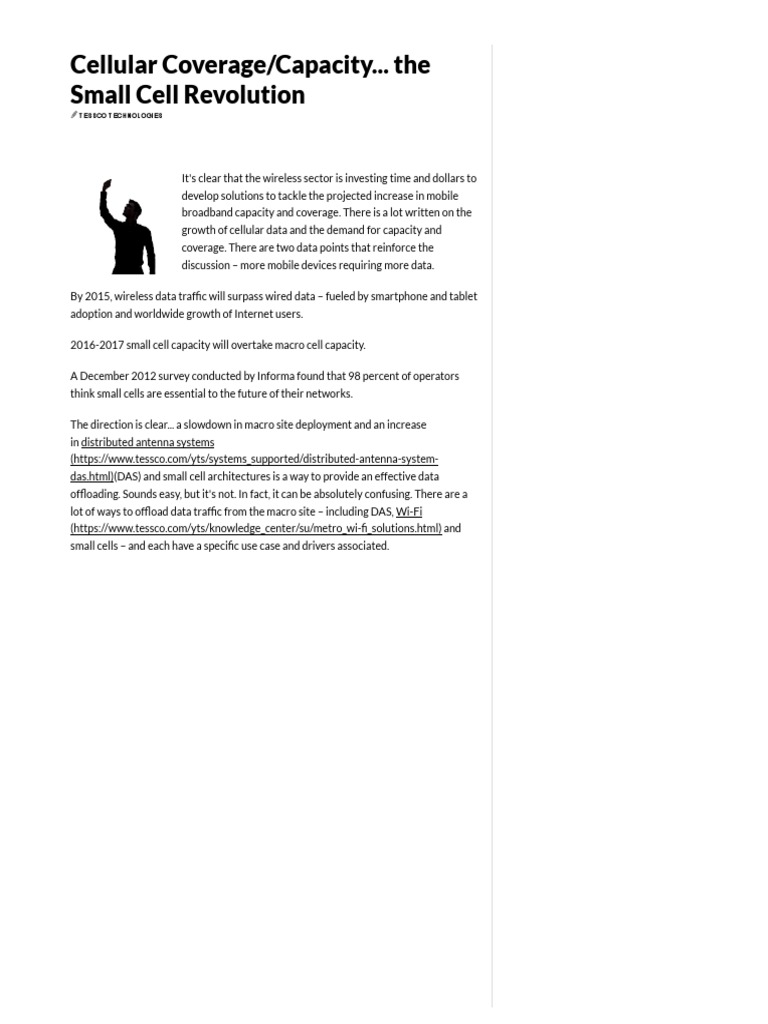 Cellular Coverage Capacity | PDF | Mobile Technology | Wireless