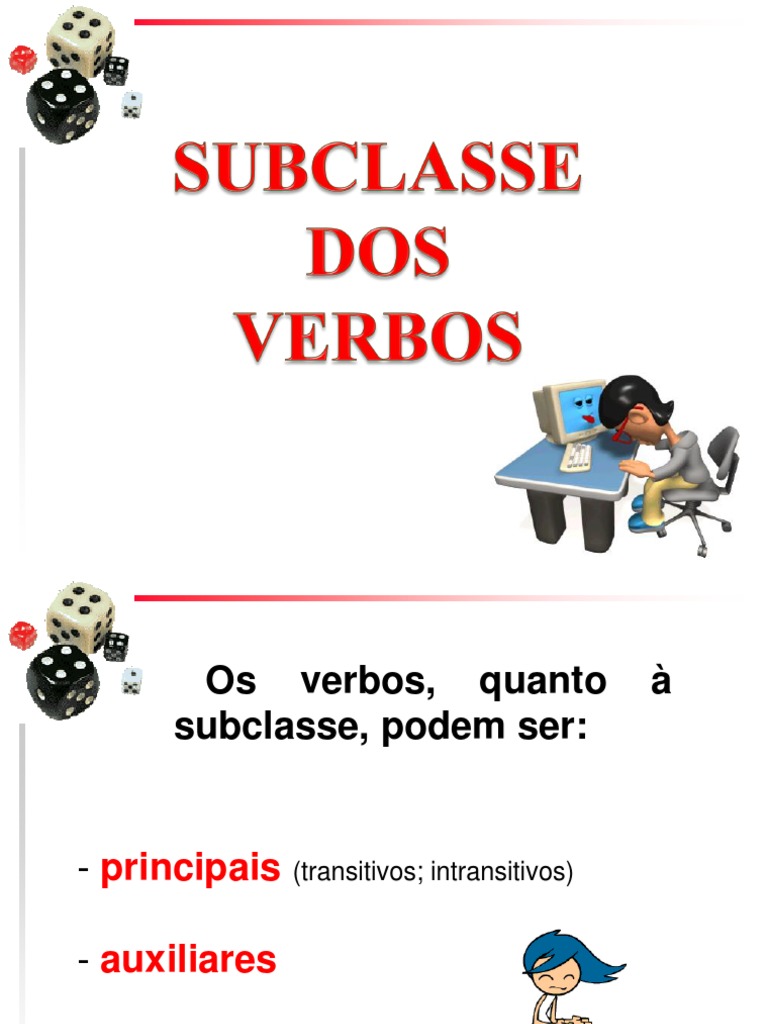 4-Subclasse Dos Verbos | PDF | Assunto (gramática) | Predicado (gramática)