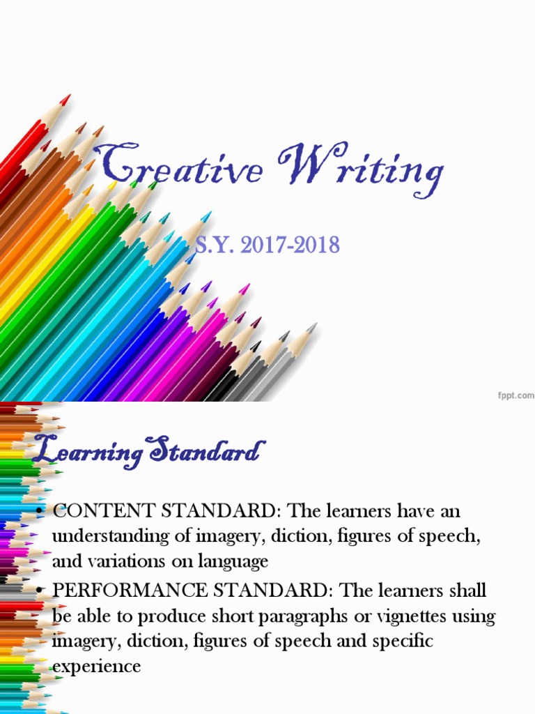 Creative Writing Techniques and Forms | PDF | Rubric (Academic ...