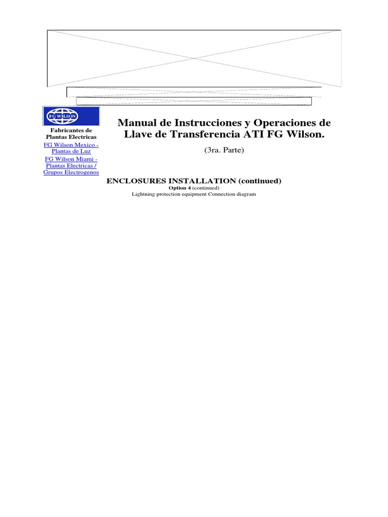 MANUAL Conexiones ATI FG Wilson | PDF | Mains Electricity | Electrical ...