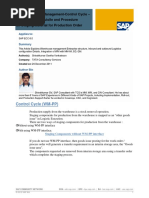 WM Material Staging for Production Orders | PDF | Warehouse | Logistics