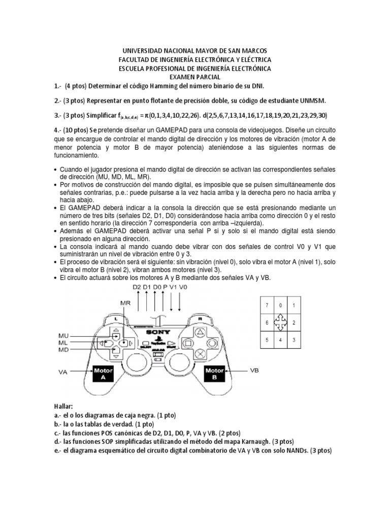 Examen Parcial FERMIN UNSMS | PDF
