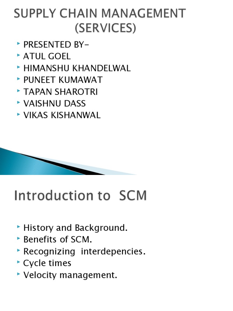 Supply Chain Management | PDF | Supply Chain | Supply Chain Management