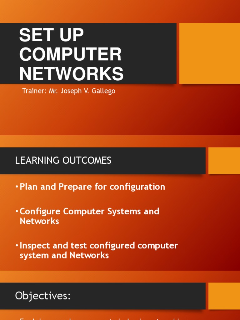Set Up Computer Networks | PDF | Osi Model | Network Topology