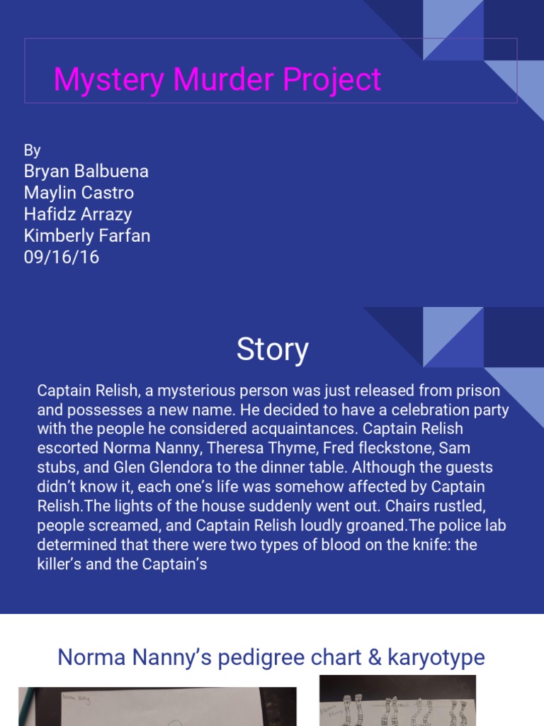 Mystery Murder Project | PDF