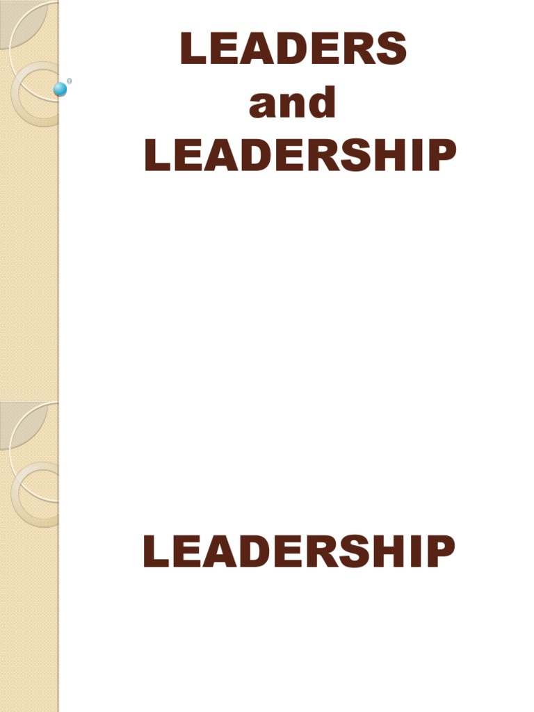 Understanding Leadership Effectiveness | PDF