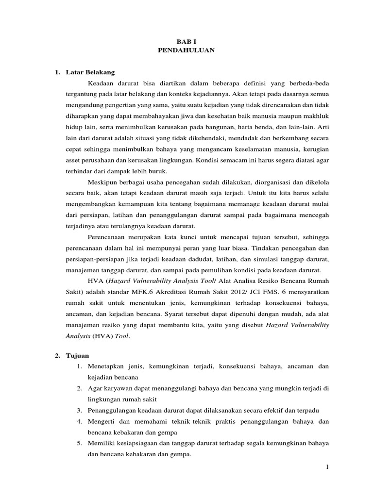 Analisa Hva Rs Banyumanik | PDF