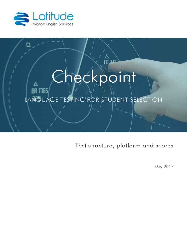 Checkpoint - Test Platform, Structure and Scores - May 2017 | PDF ...