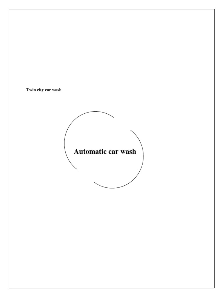 Twin City Automatic Car Wash Plan | PDF | Cash Flow Statement ...