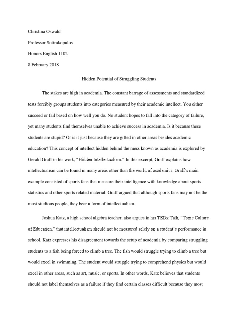 Hidden Intellectualism | PDF | Standardized Tests | Educational Assessment