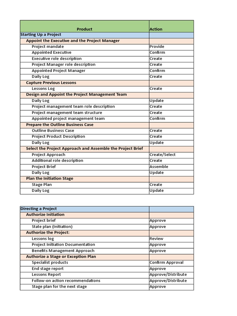 PRINCE2 RACI - Roles and Responsabilities | PDF | Project Management ...