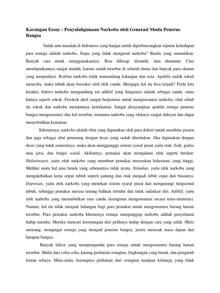 Karangan Essay | PDF