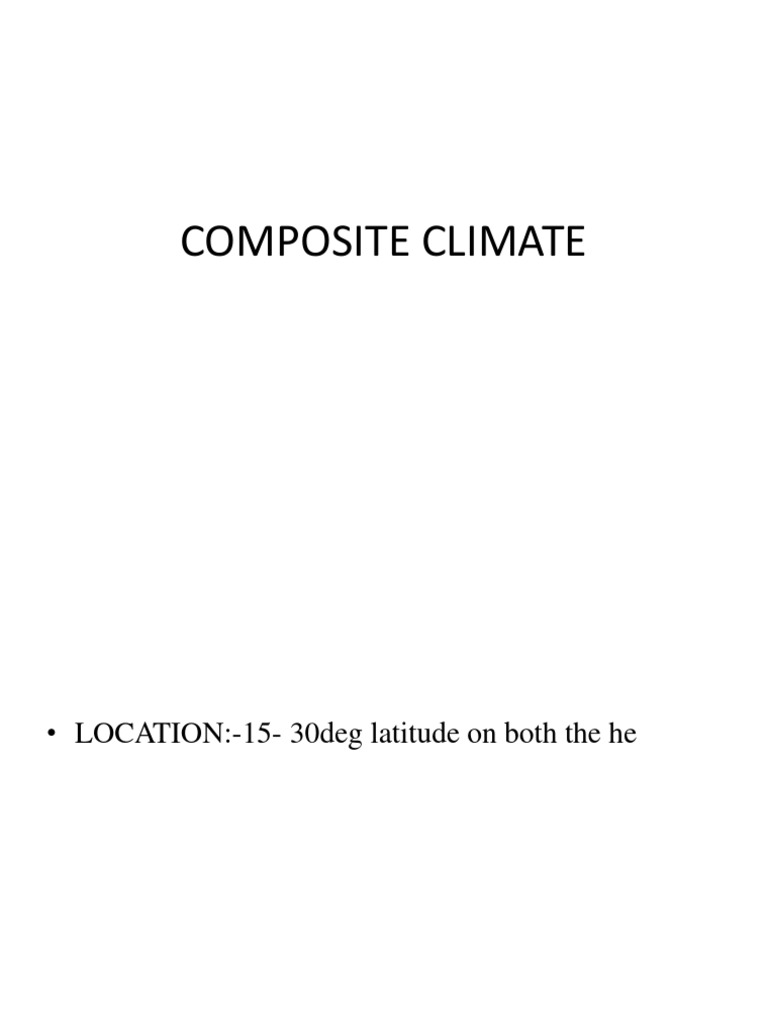 Composite Climate | PDF