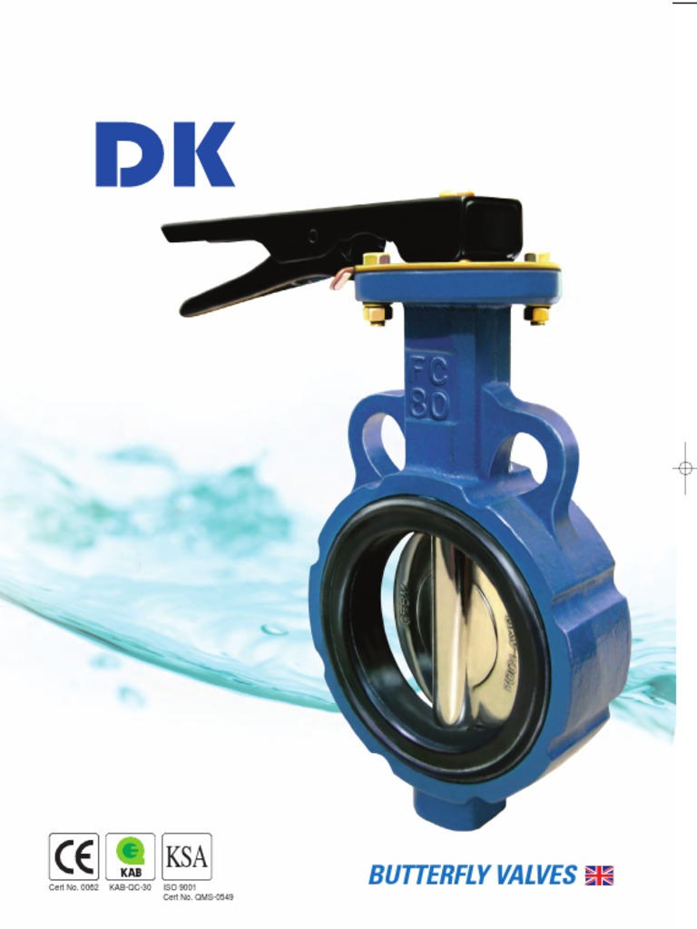 DK Butterfly Valve - Catalogue | Valve | Mechanical Engineering