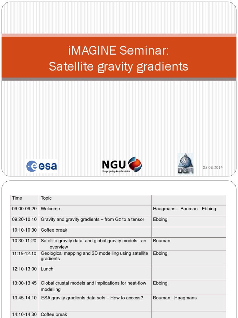 1 GOCE Introduction | PDF | Topography | Gravity