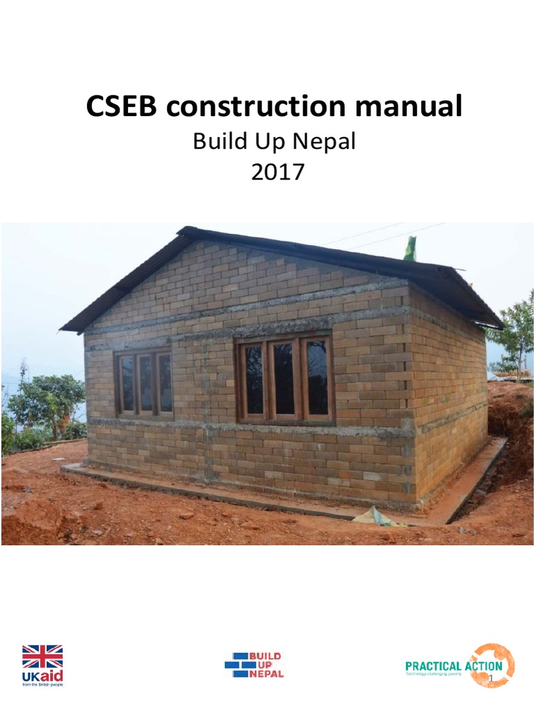 Construction Manual Small Bricks | Download Free PDF | Concrete | Beam ...