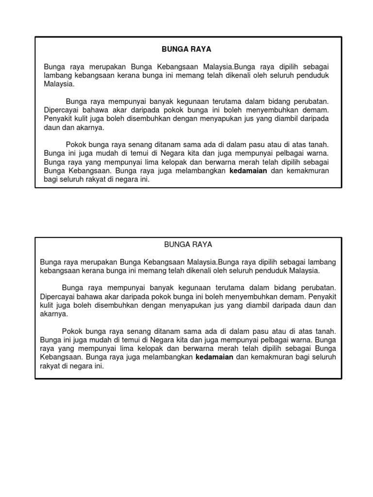Bunga Raya | PDF