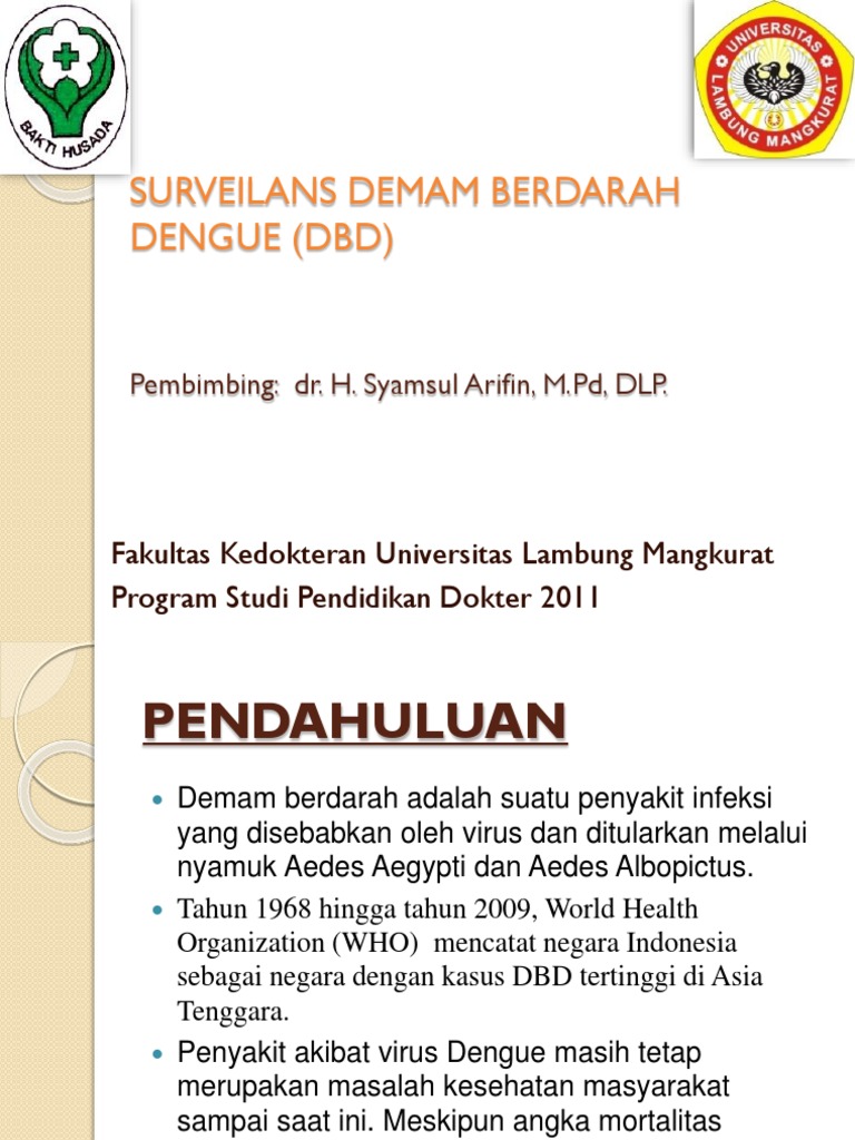 Surveilans DBD PPT Devi | PDF