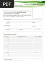 Cast Application Form PDF | PDF | Bachelor's Degree | College