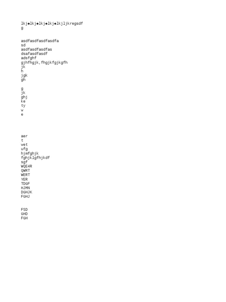 LKJ LKJ LKJ LKJ Lkjljkregsdf G | PDF